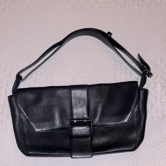 Via Spiga | Bags | Va Spiga Black Genuine Leather Purse | Poshmark